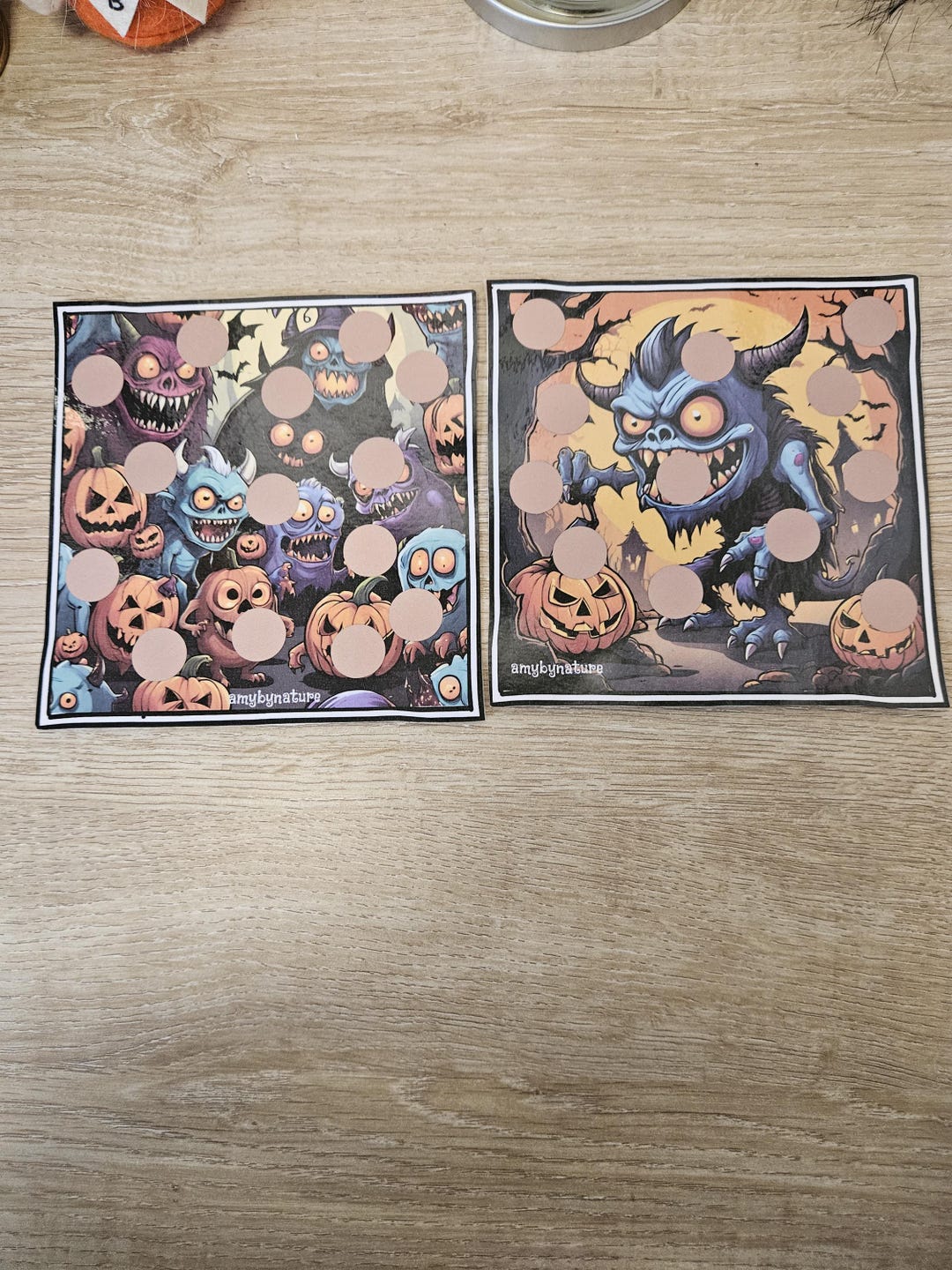 Halloween Monster Scratchoff Challenges - Etsy