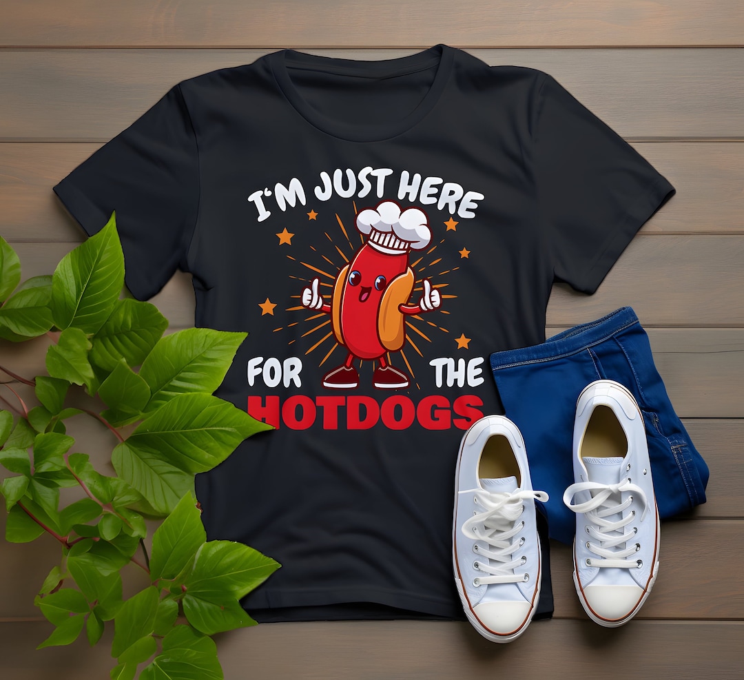 Hot Dog T-shirt, Funny Sausage Shirt, Cute Hot Dog Shirt, Funny Hotdog ...