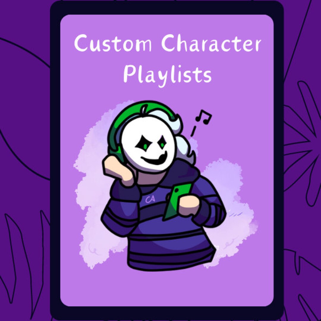Fandom, Character, and Ship Custom Playlists (CC, OC, and Aus!) - Etsy