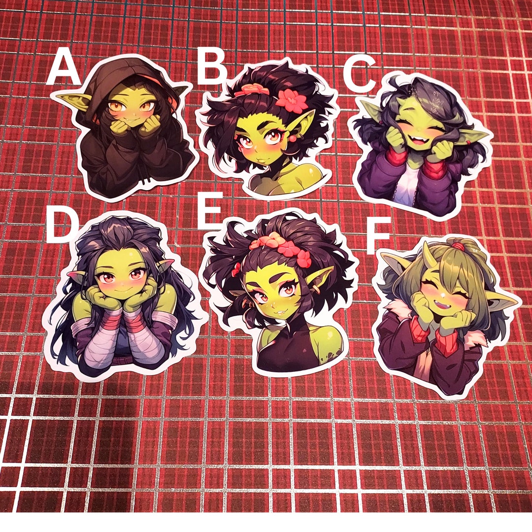 Beloved Goblin Girls Premium Vinyl Sticker Pack | Outdoor Safe Cute ...