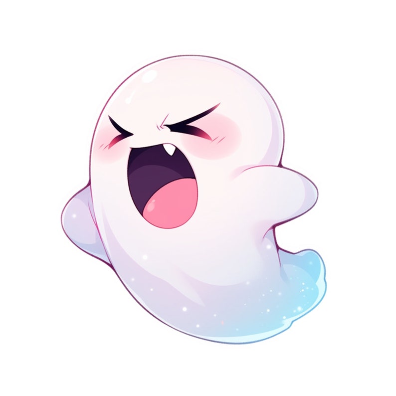 Adorable Hauntings Chibi Ghost Vinyl Sticker 3 Pack Water - Etsy