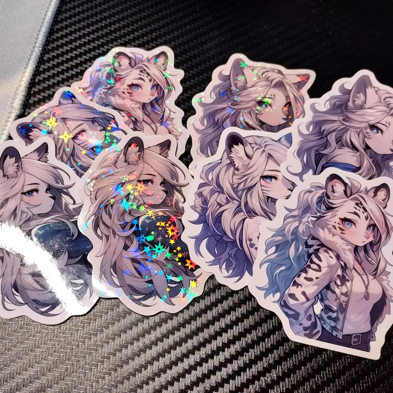 Furry Sticker - Etsy