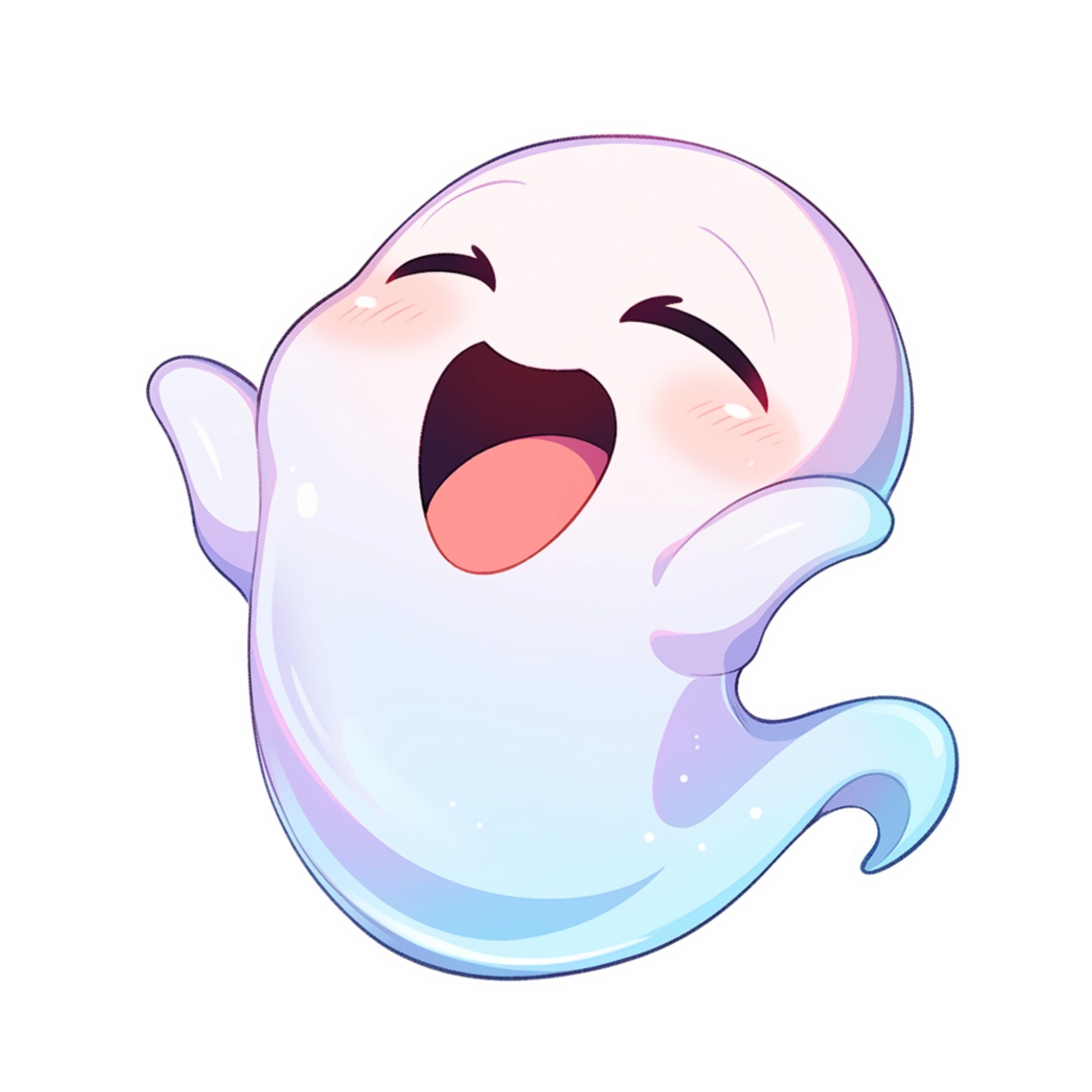 Adorable Hauntings Chibi Ghost Vinyl Sticker 3 Pack Water - Etsy
