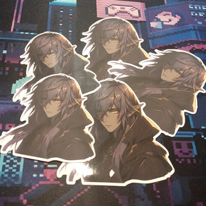 Intense Dark Elf Vinyl Sticker Water Resistant, Tear Resistant Male ...