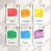 Preschool Colours FLASHCARD Printables Homeschool Digital Download ...