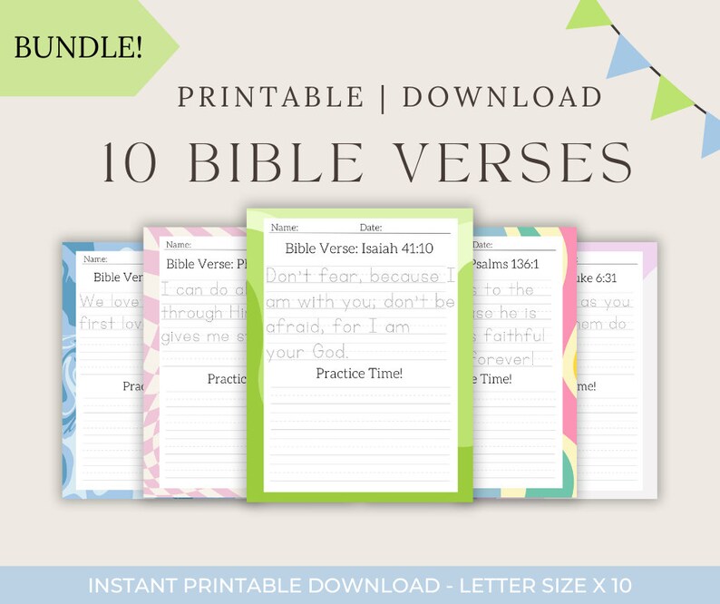 Kids Activities Printables Worksheets and FLASHCARDS Bible Memorization ...