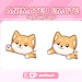 Shiba Inu Animated Bongo Emote | Cute Animated Dog Emote for Twitch ...