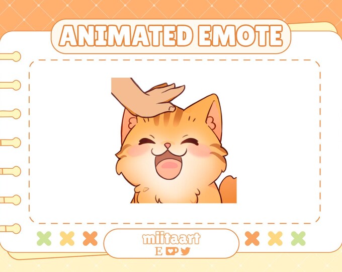 White Cat Emotes for Twitch, Discord and Youtube | Cute Cat Emote Pack ...