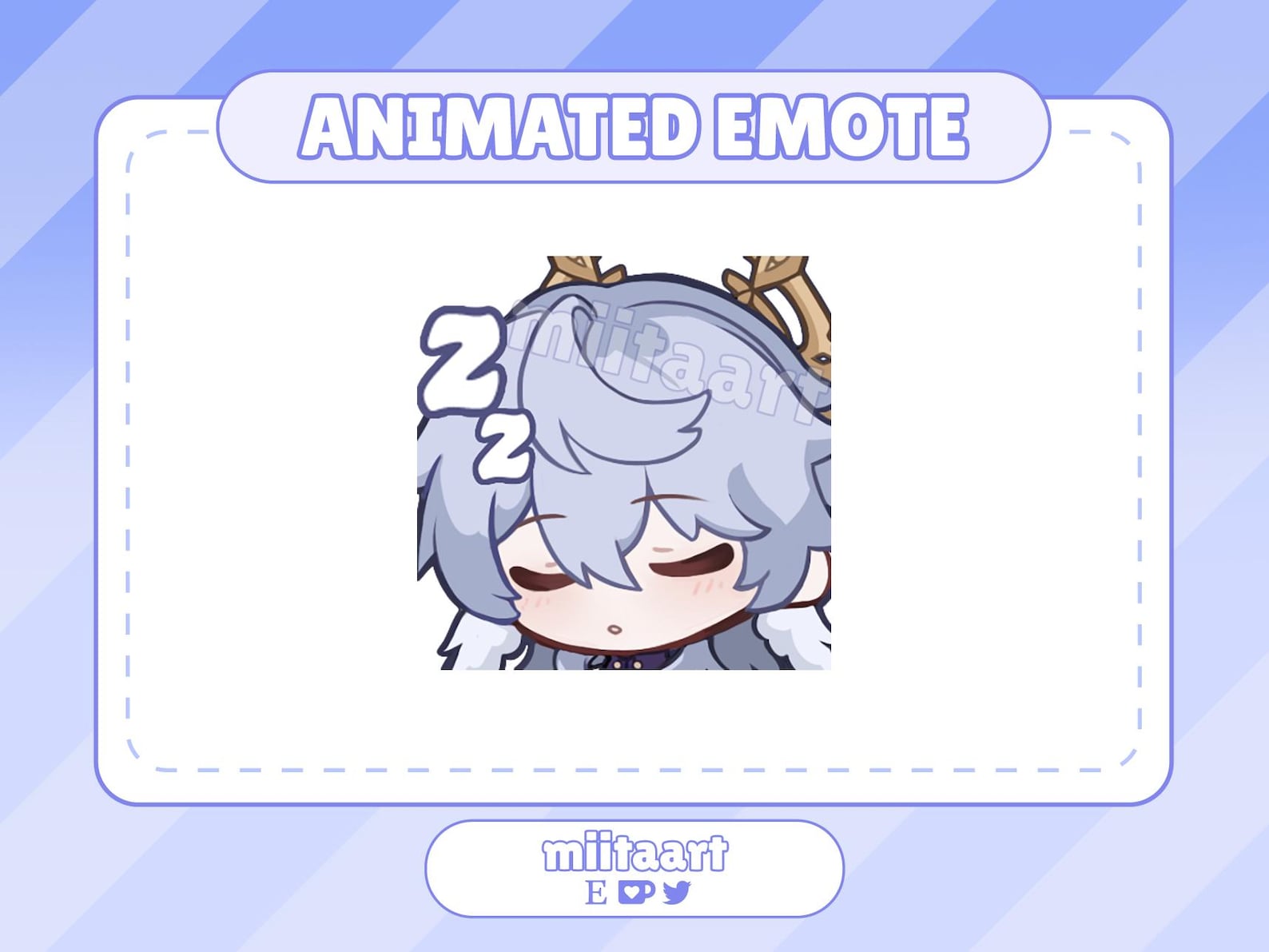 Sunday Animated Emote - Cute Honkai Star Rail Emote for Twitch, Discord ...