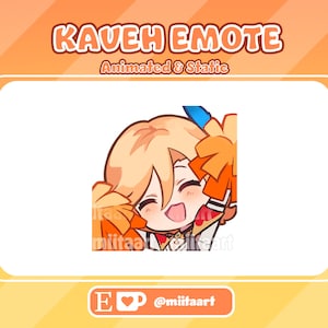 Kaveh Cheer Emote Animated & Static Version Genshin Impact for Twitch ...