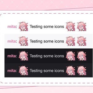 Yae Miko Heart Emote Genshin Impact for Streamer Twitch, Youtube and ...
