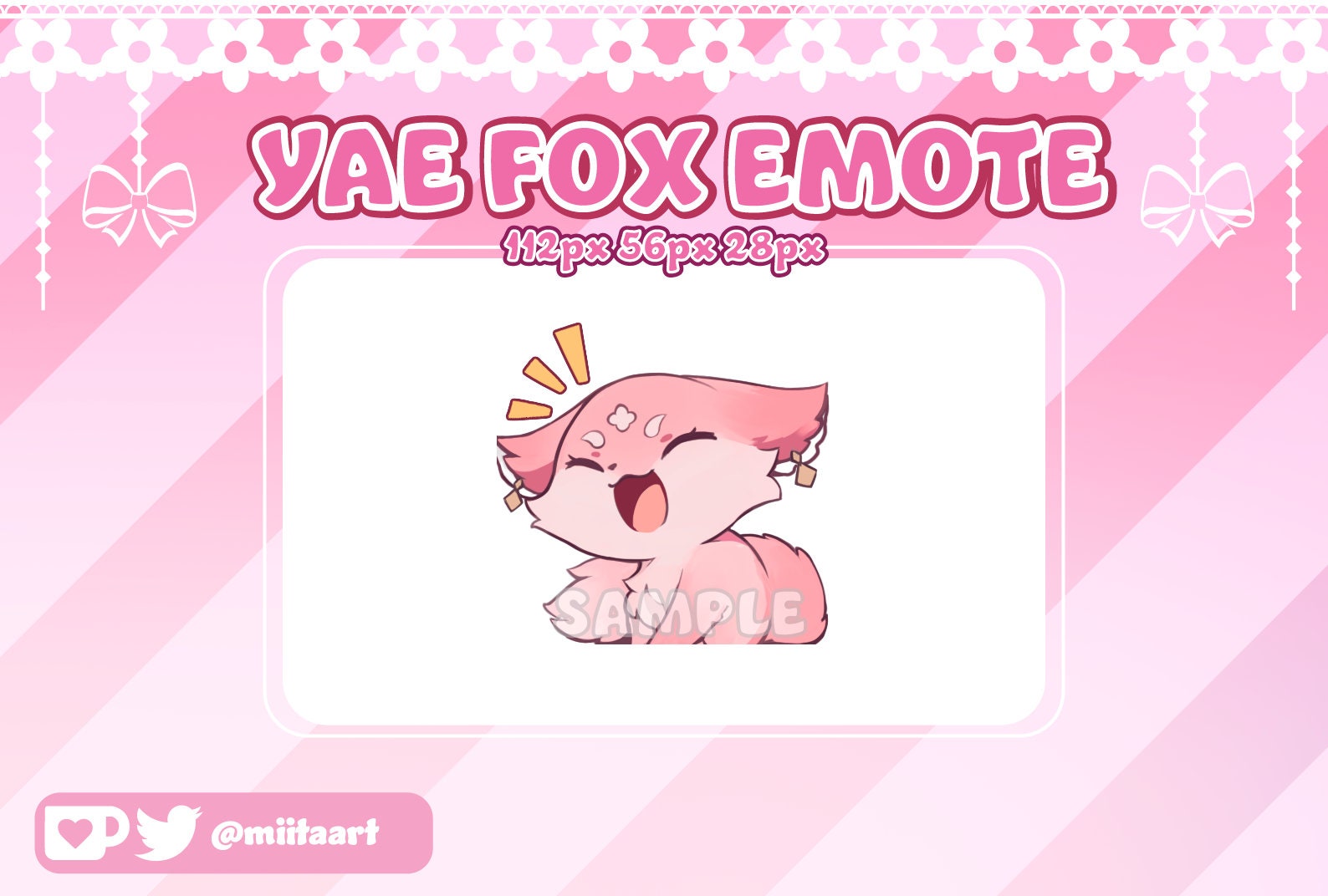 Genshin Impact Yae Miko Emote for Twitch, Discord and Youtube Yae Miko ...