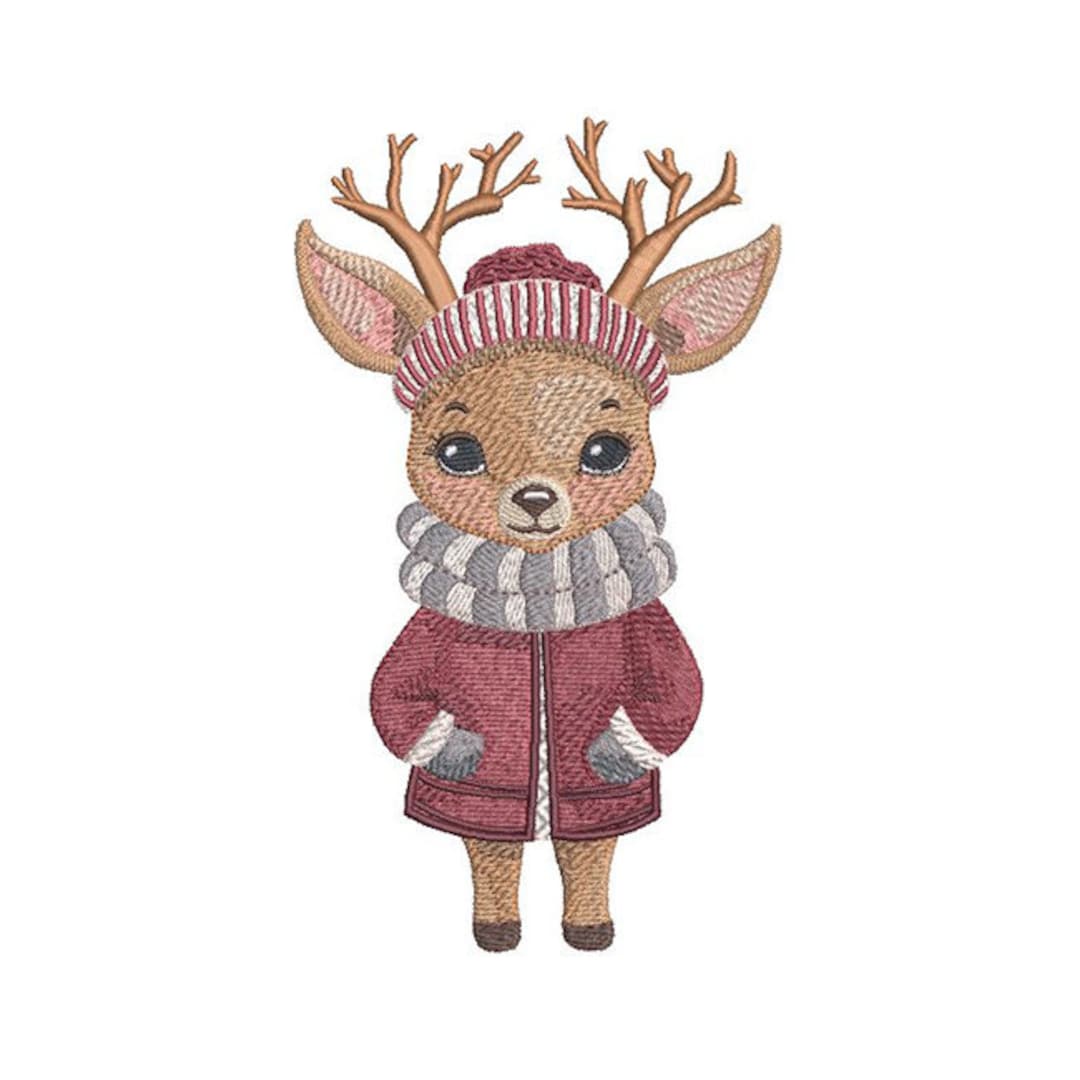 It's Winter Deer - Machine Embroidery Design - A Little Piece of ...