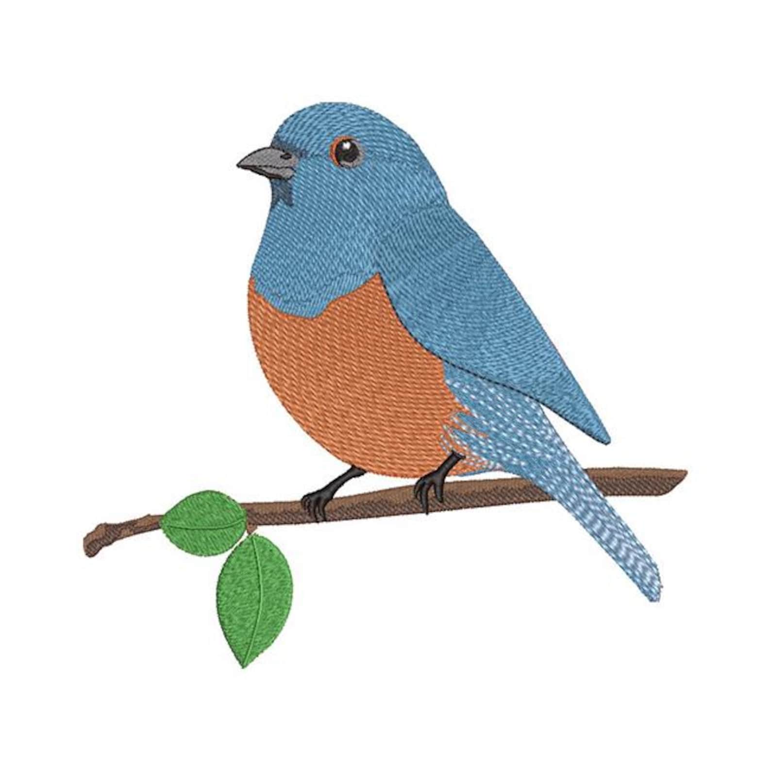 Colorful Bird Machine Embroidery Design -instant Download - 9 Sizes ...