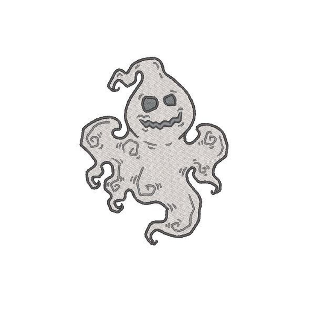 Halloween Ghost Machine Embroidery Design Pattern Instant Download 5x7 ...