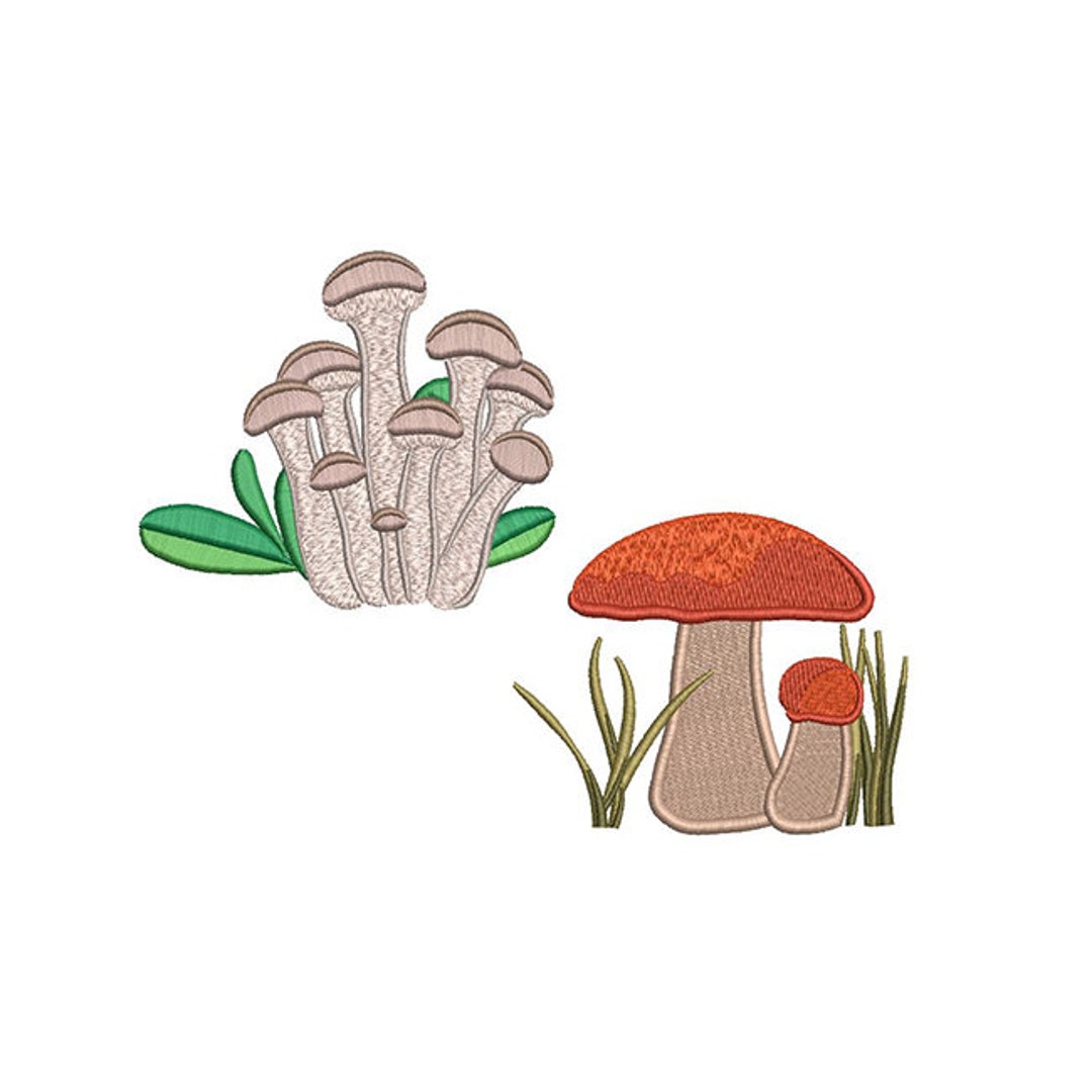 Fresh Mushroom Pack Number 2 Machine Embroidery Designs Patterns ...
