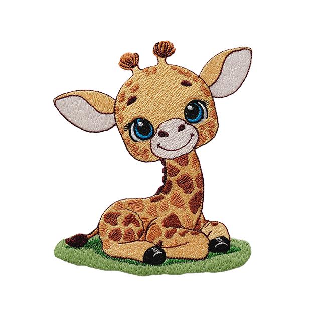 Little Giraffe Machine Embroidery Design - Baby Animal Pattern (9 Sizes ...