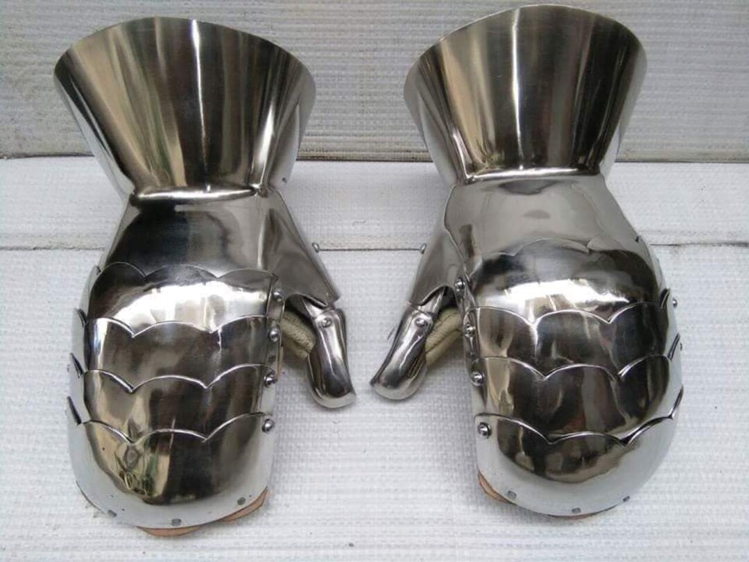 Antique Handmade 18 Gauge Steel Medieval Knight Style Warrior Gothic ...