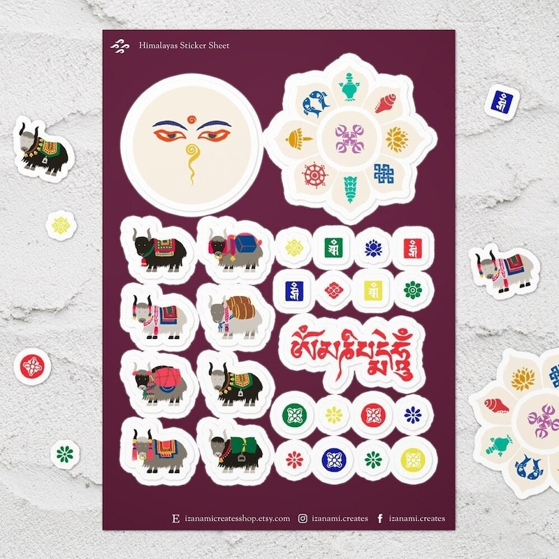 Buddhism Stickers - Etsy
