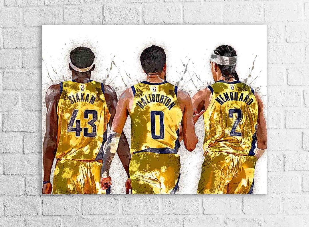 Tyrese Haliburton, Andrew Nembhard, Pascal Siakam, Indiana Pacers ...