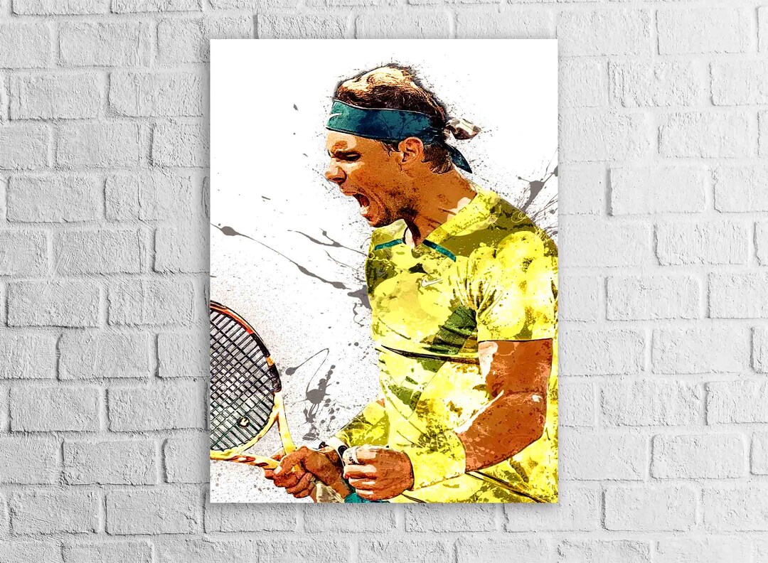 Rafael Nadal Poster, Gallery Canvas Wrap or Museum-quality Poster Print ...