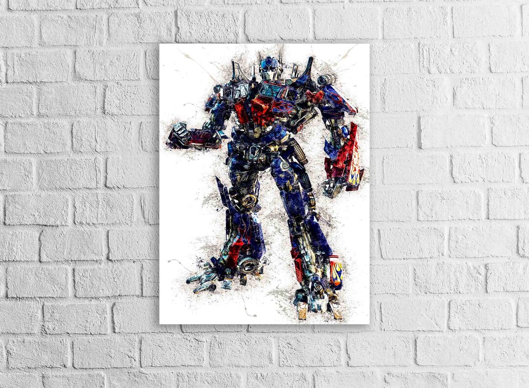 Optimus Prime Poster, Transformers, Gallery Canvas Wrap or Museum ...