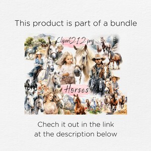 Cowboy Clip Art PNG Watercolor Clipart Bundle for Sublimation Designs ...