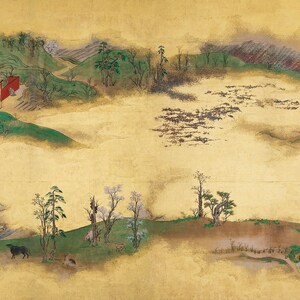 Beautiful Digital Ancient Japanese Maps and Scenery - Etsy