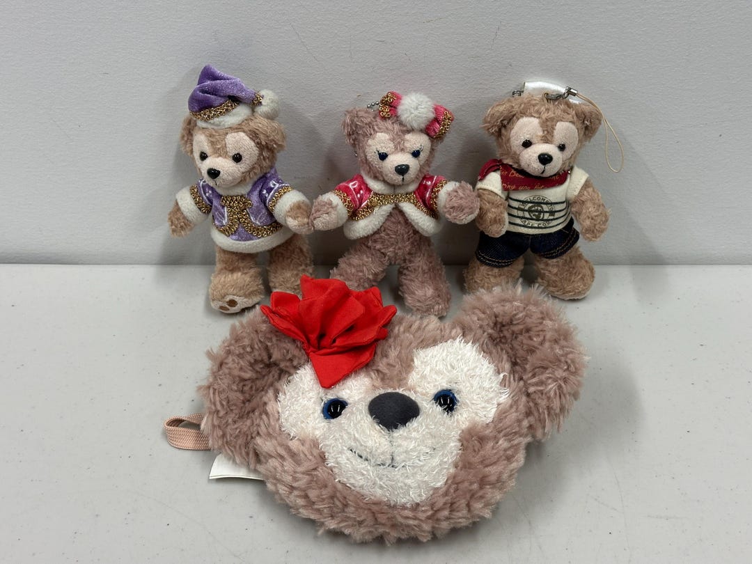 Disney Duffy and Shellie May Mini Plush & Crossbody Wallet Purse Bag ...