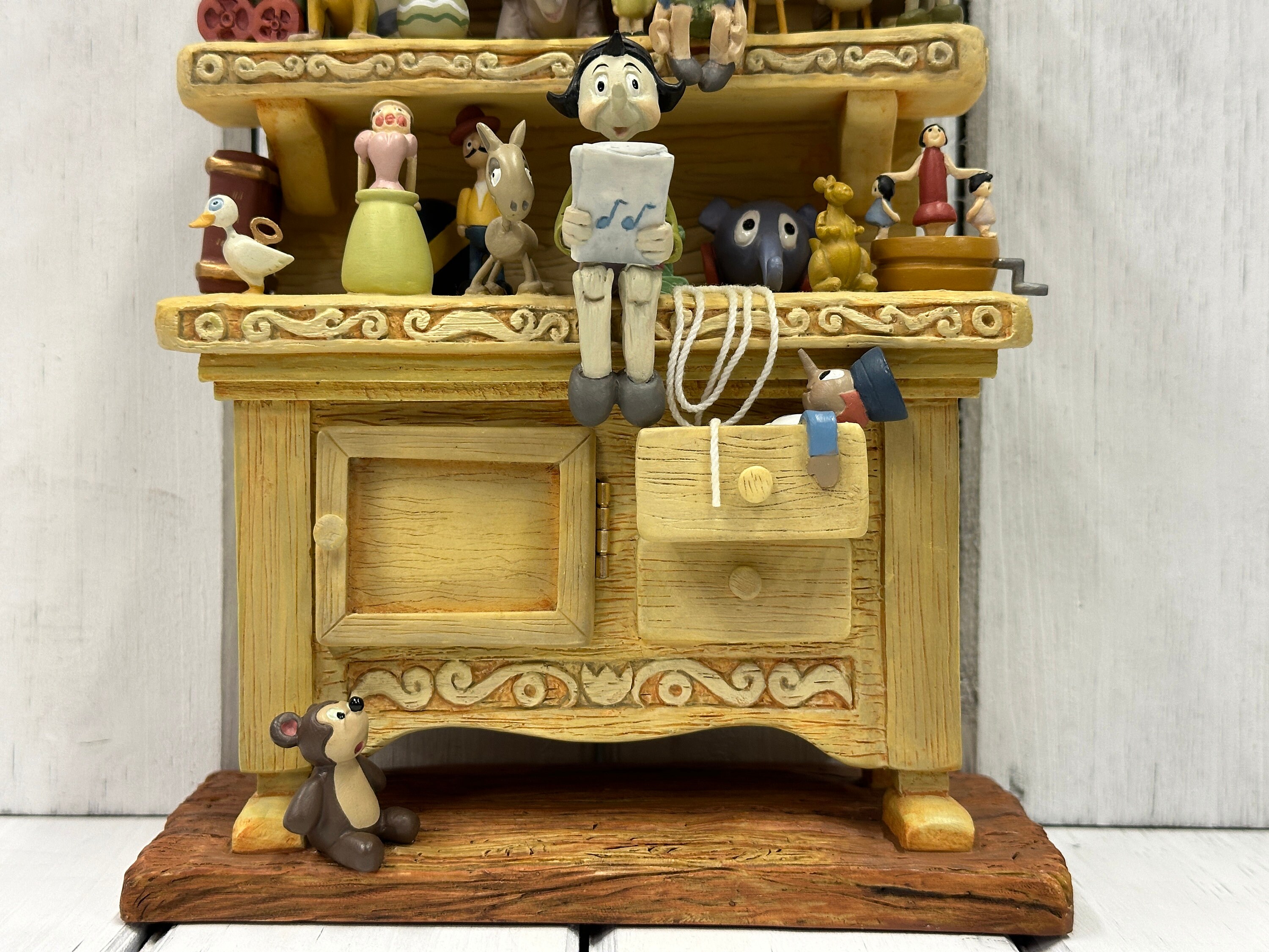 Disney WDCC Pinocchio Geppetto's Toy Hutch Figurine - Etsy