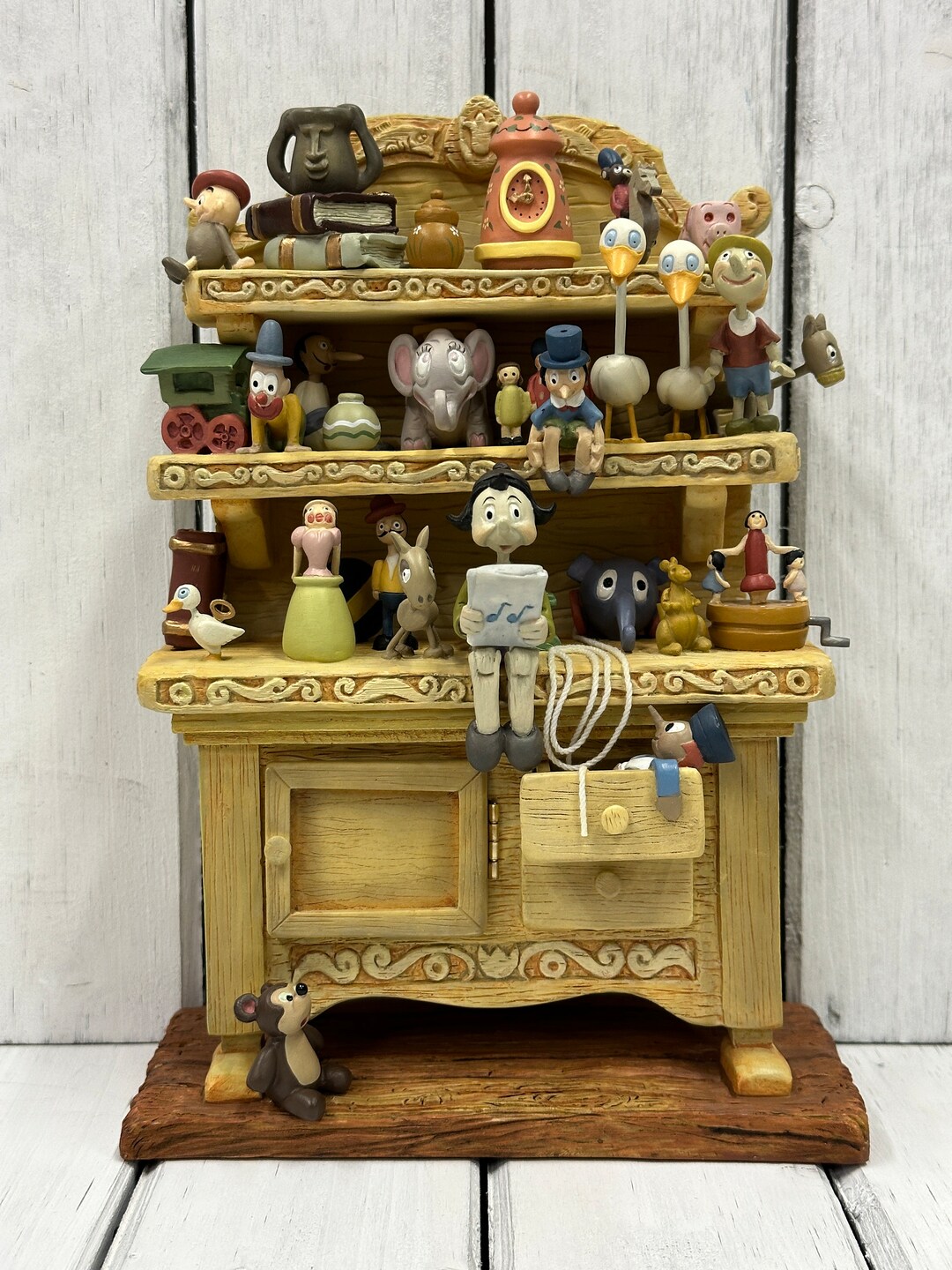 Disney WDCC Pinocchio Geppetto's Toy Hutch Figurine - Etsy