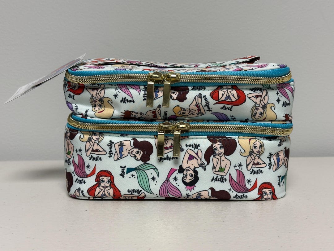 Disney the Little Mermaid 30 Years Ariel's Sisters Vanity Makeup Bag ...
