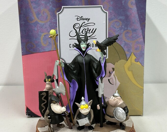 Disney Sleeping Beauty Maleficent & Goons Story Collection Figurine - Etsy Disney Sleeping Beauty Maleficent & Goons Story Collection Figurine - Etsy