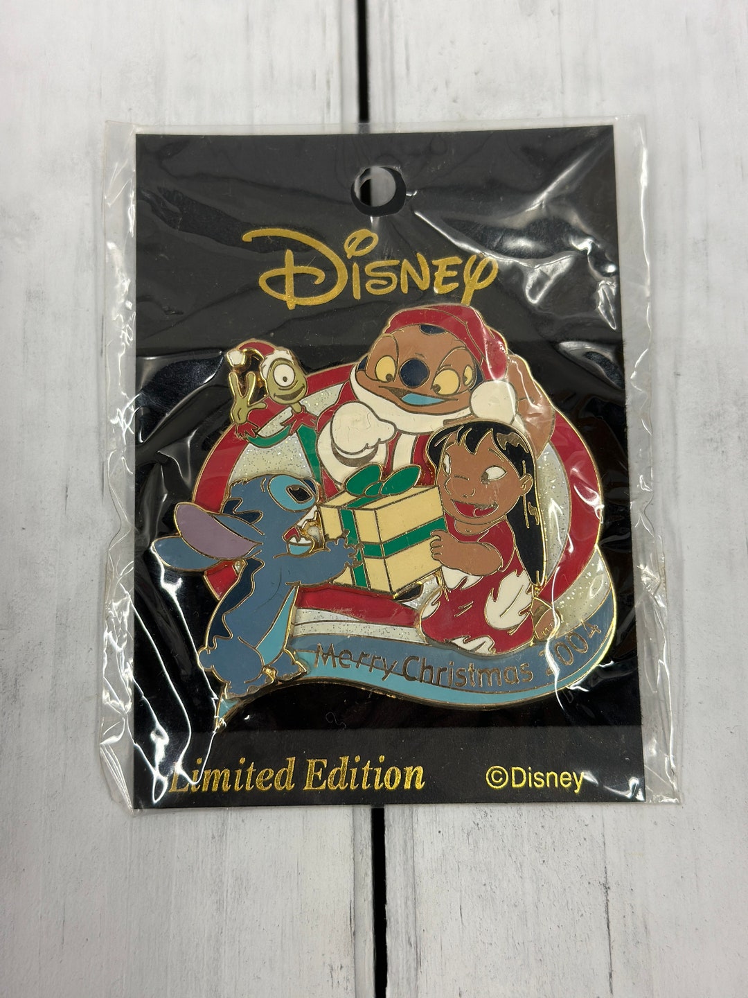 Disney M&P Lilo and Stitch W/ Jumbaa and Pleakly Merry Christmas 2004 ...