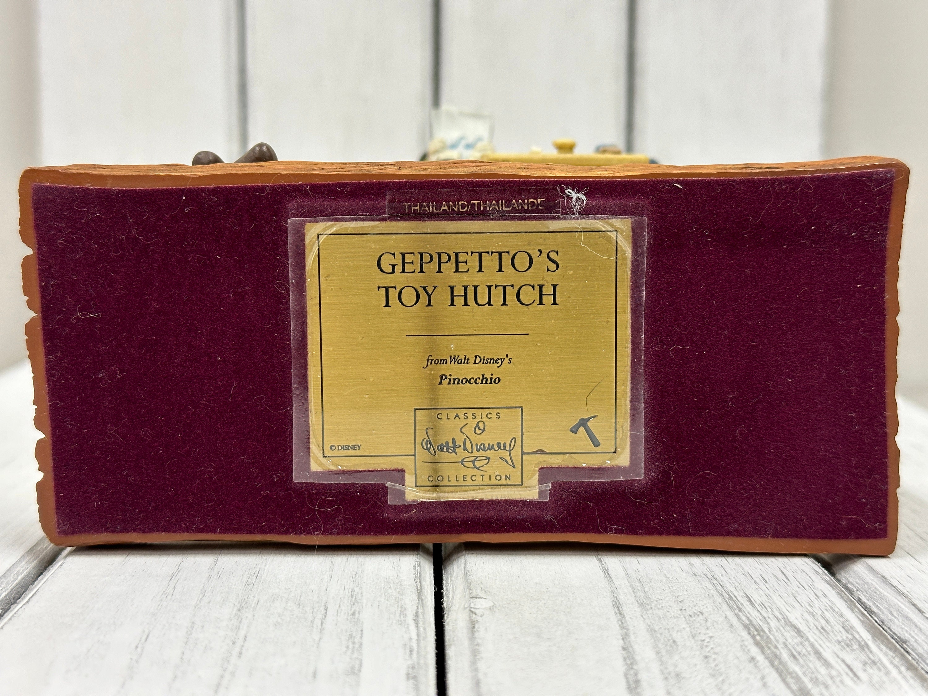 Disney WDCC Pinocchio Geppetto's Toy Hutch Figurine - Etsy