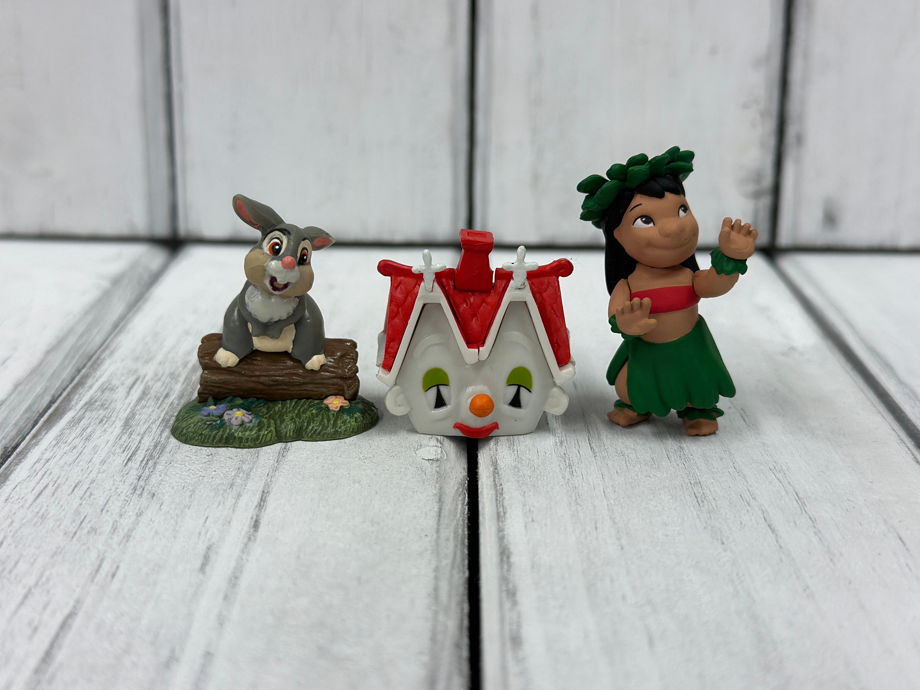 Disney Choco Party Lilo, the Little House, & Thumper Mini Figures Lot ...