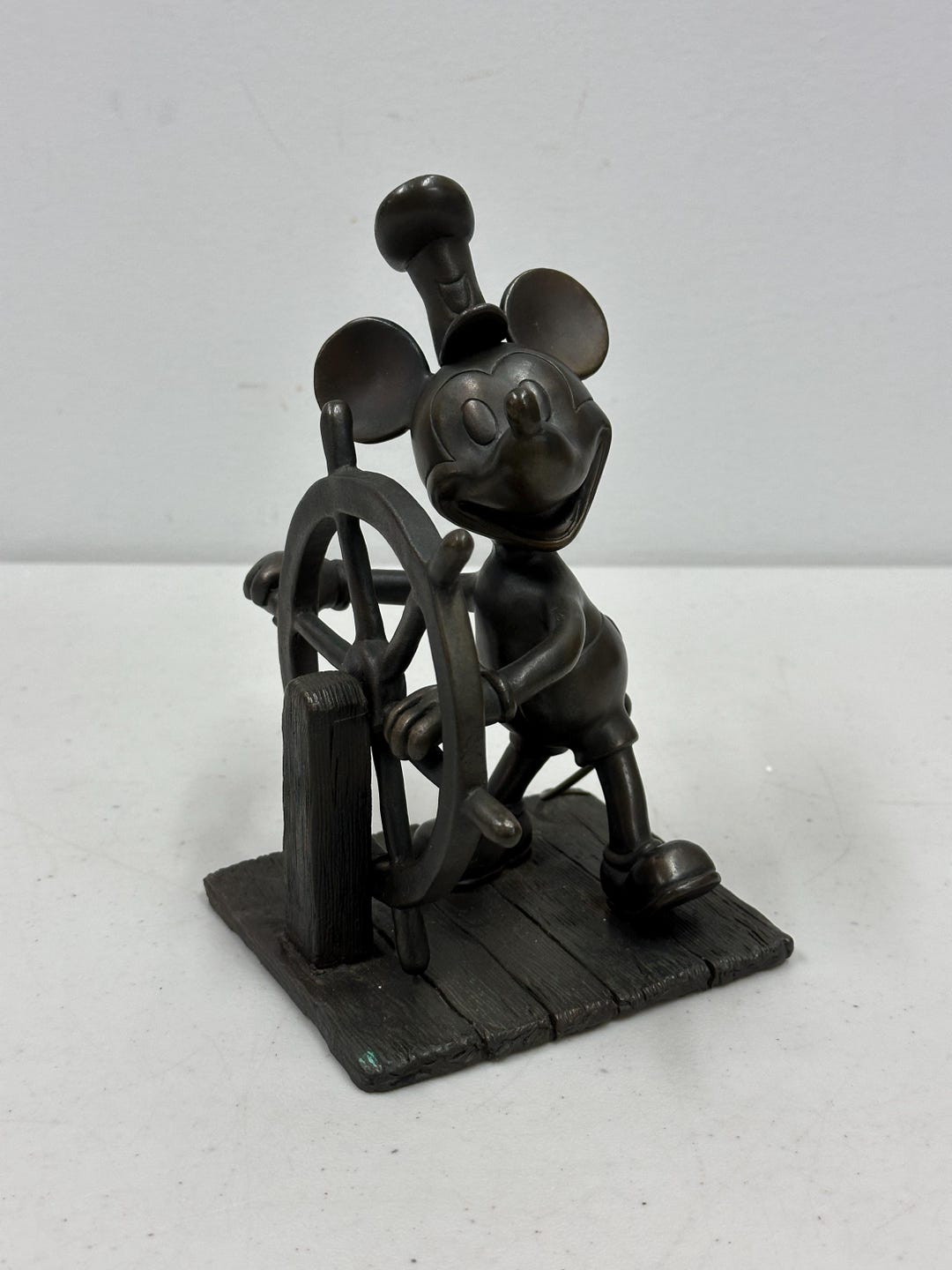 Disney Bill Toma Steamboat Willie Mickey Bronze Statue Figurine - Etsy