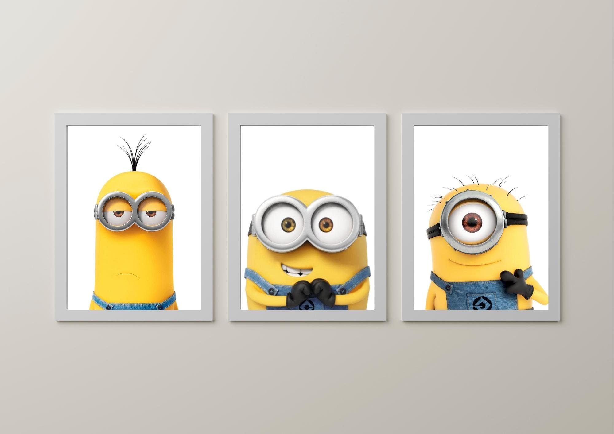 Minions Wall Decor Minions Gift Playroom Decor Digital Print Gift for ...