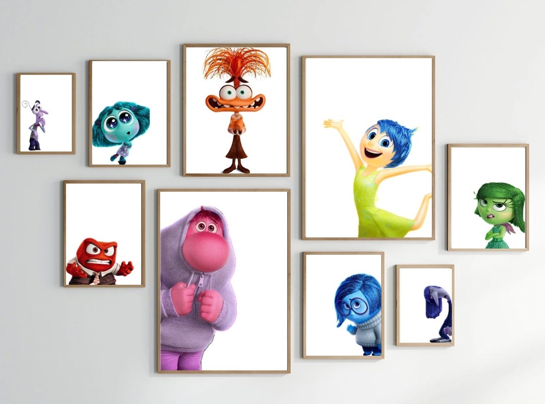 Inside Out Poster | Kids Movie | Inside Out 2 | Digital Print | Gift ...