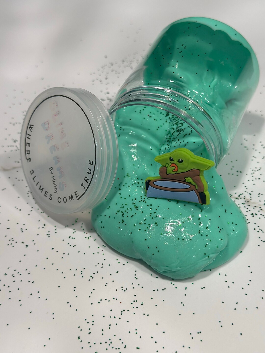 Baby Yoda Slime - Etsy