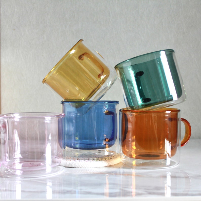 Minimalist Water Glass Coffee Mug Home Display Decor Handmade - Etsy