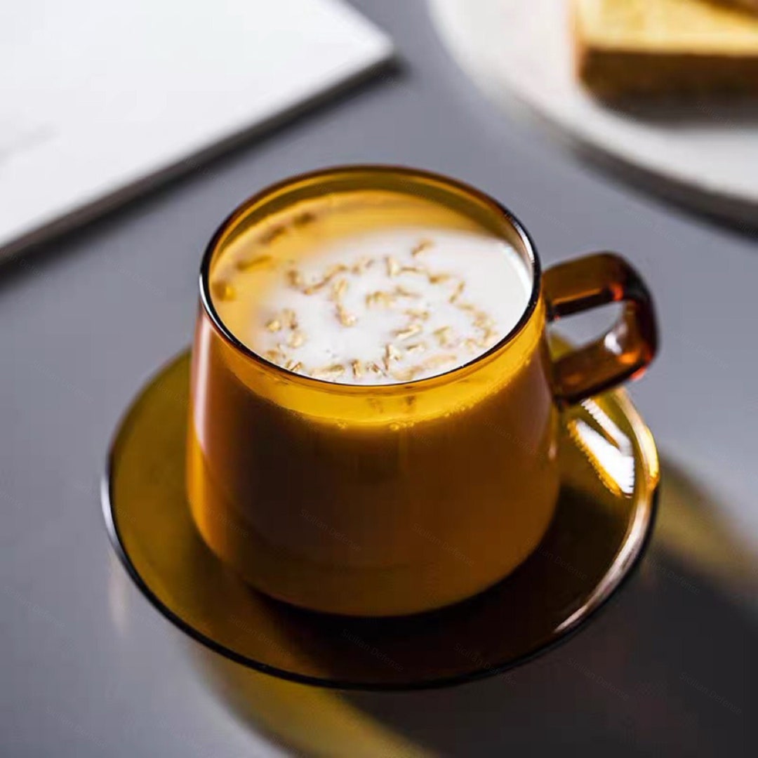 Vintage Coffee Cup Set Milk Glass Minimalist Coffee Mug Home - Etsy