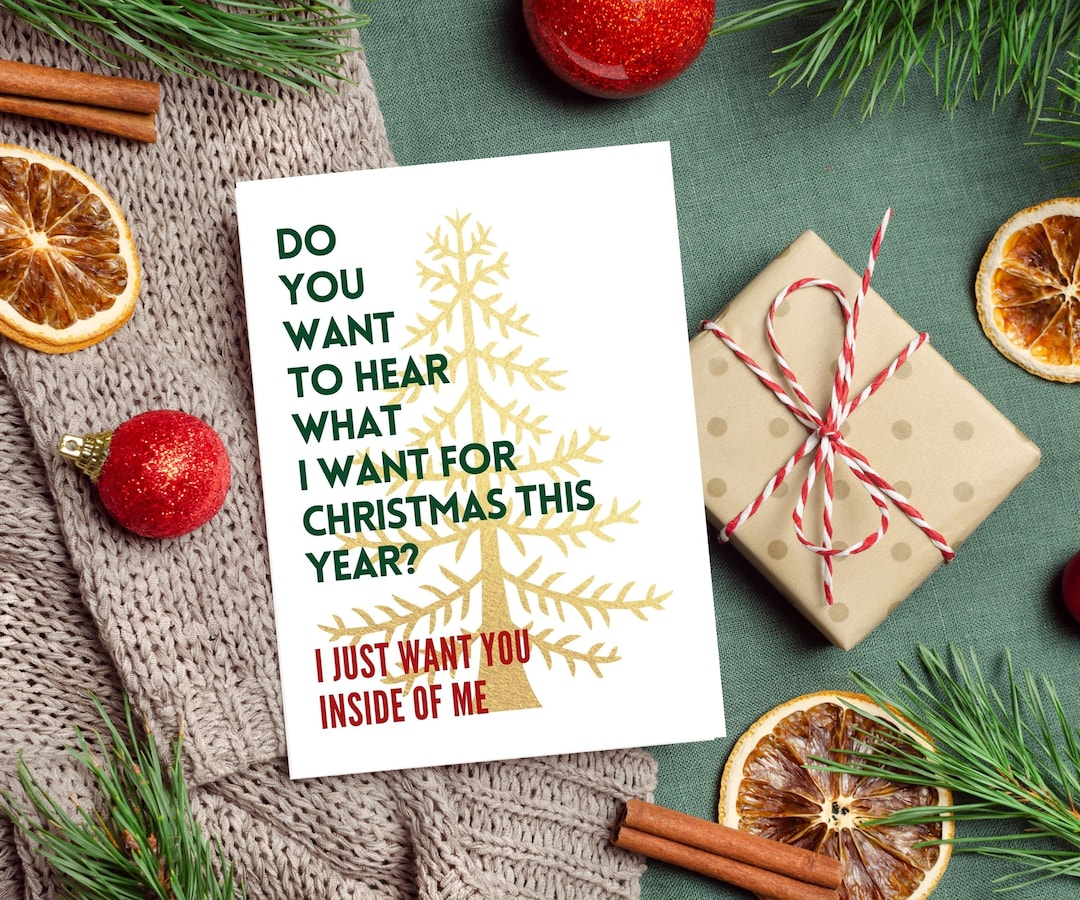 Christmas Card for Boyfriend/adult Christmas Card/funny Christmas Card ...