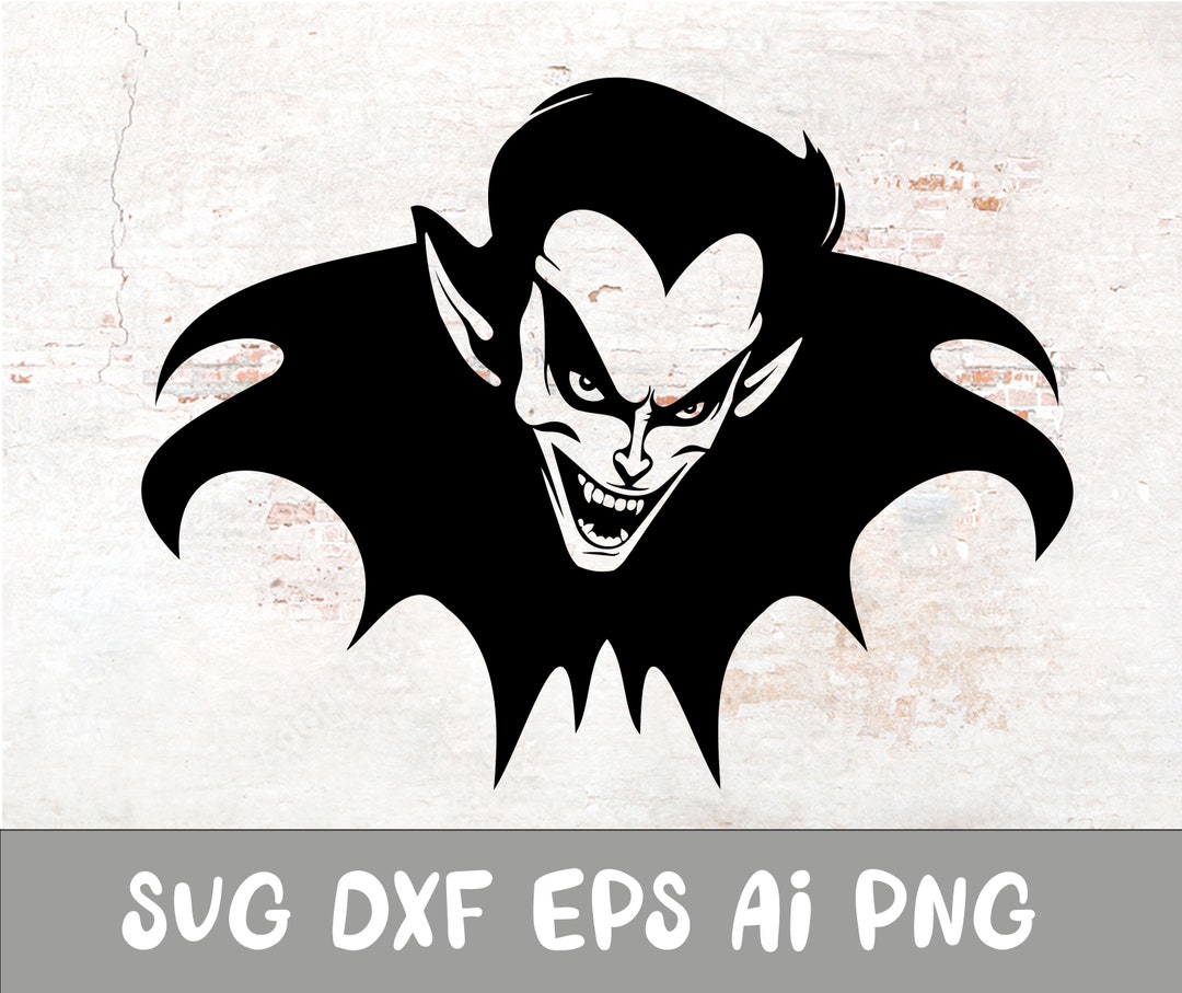 Vampire Svg, Dracula Svg, Dxf, Png, Eps, Cricut Svg, Clipart, Layered ...