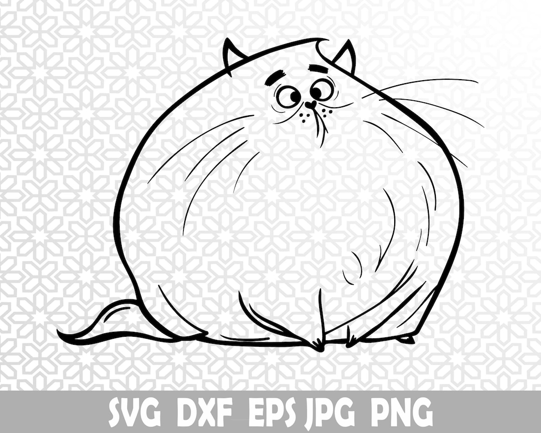 Funny Cat Svg, Dxf, Jpg, Png, Eps, Cricut Svg, Clipart, Layered SVG ...