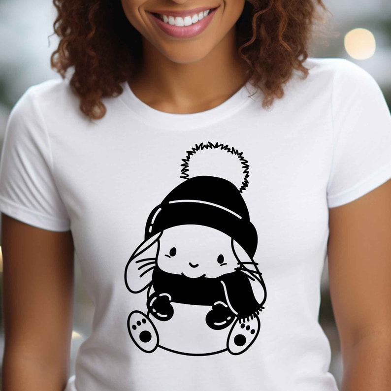 Bunny Svg, Christmas Svg, Cricut Svg, Clipart Svg, Layered Svg, Files ...