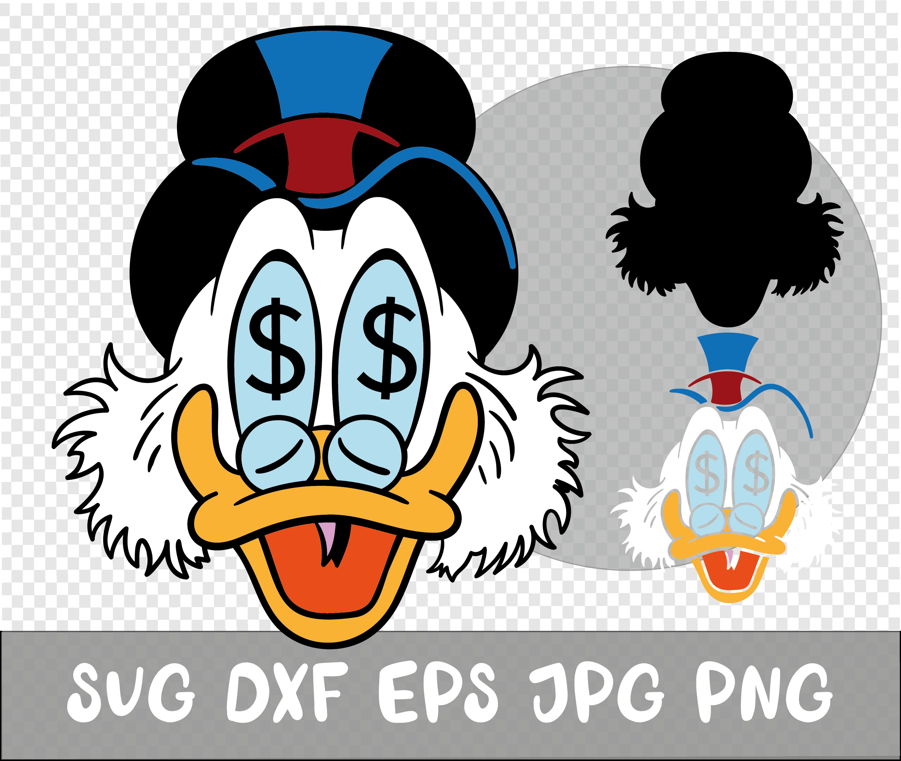 Duck Svg, Money Svg, Summer Clipart, Cricut, Clipart, Layered SVG ...