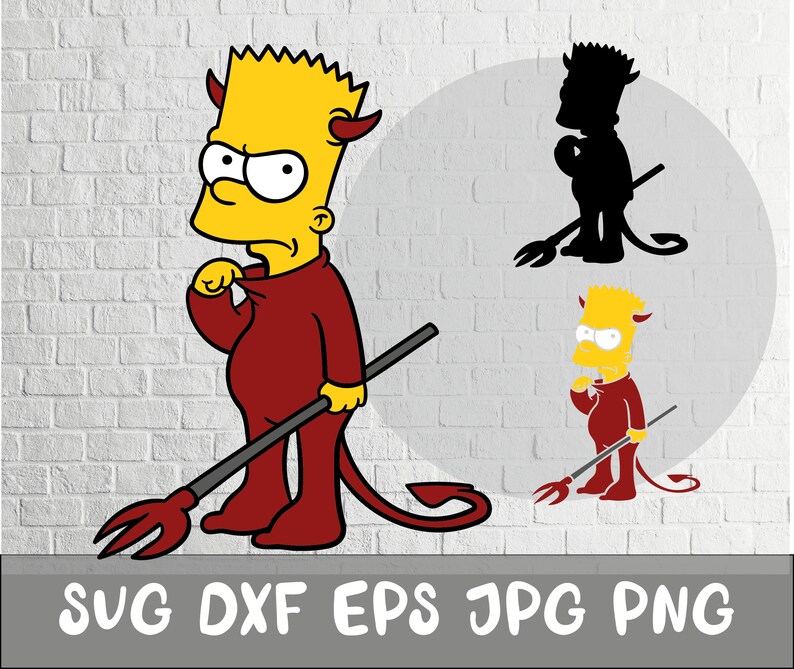 Devil Svg, Demon Svg, Cartoon Svg, Cricut, Clipart, Layered SVG ...