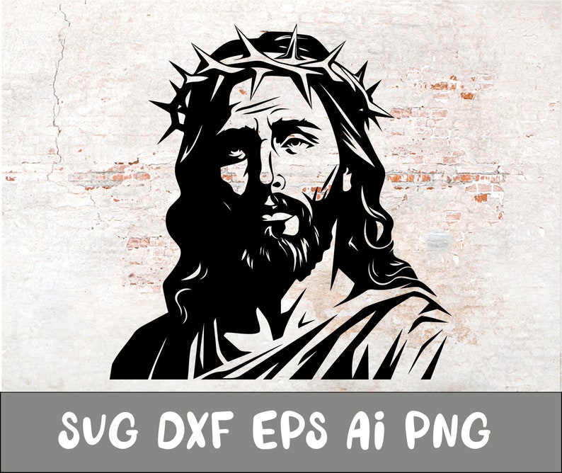 Jesus SVG Religious Svg Faith Svg Dxf Ai Png Cricut - Etsy