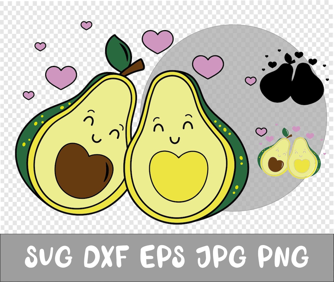 Avocado Svg, Horror Svg, Dxf, Jpg, Png, Eps, Clipart, Layered Svg ...